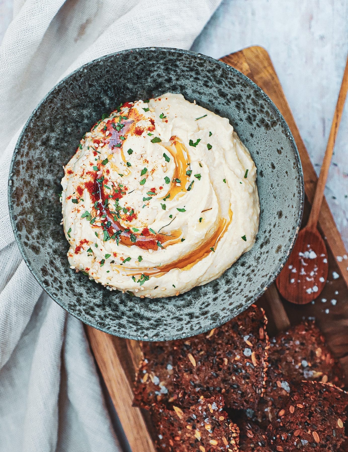 Butterbean hummus - Opskrift på cremet butterbean hummus