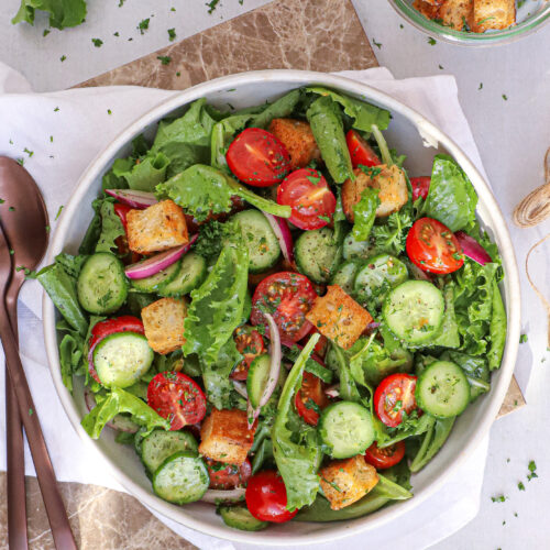 Haydari salat - Layered haydari - Opskrift på haydari med salat