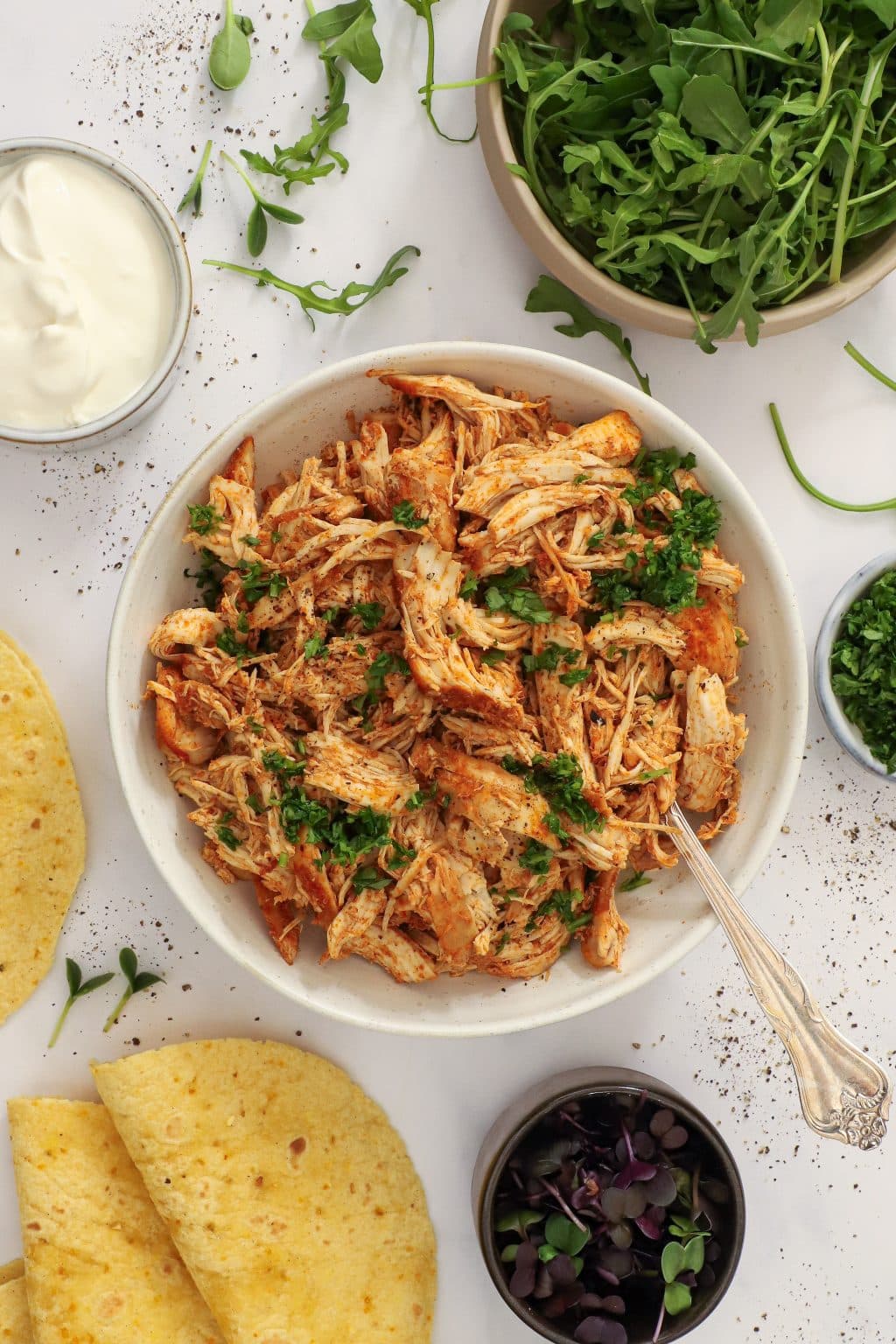 Pulled chicken - Opskrift på saftig pulled chicken