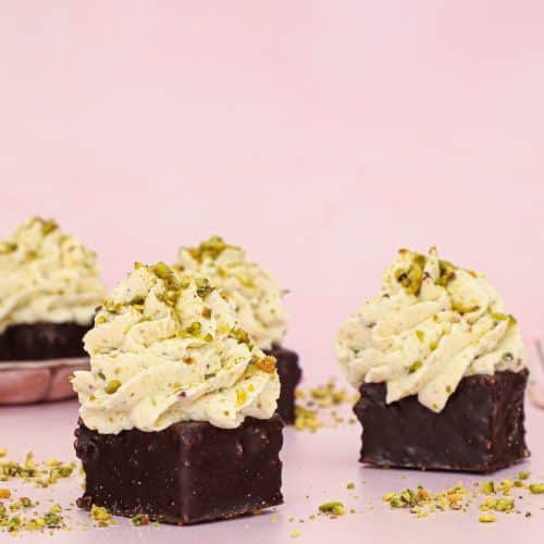 Mazarin bites med pistaciecreme - Mazarinkage med pistacie