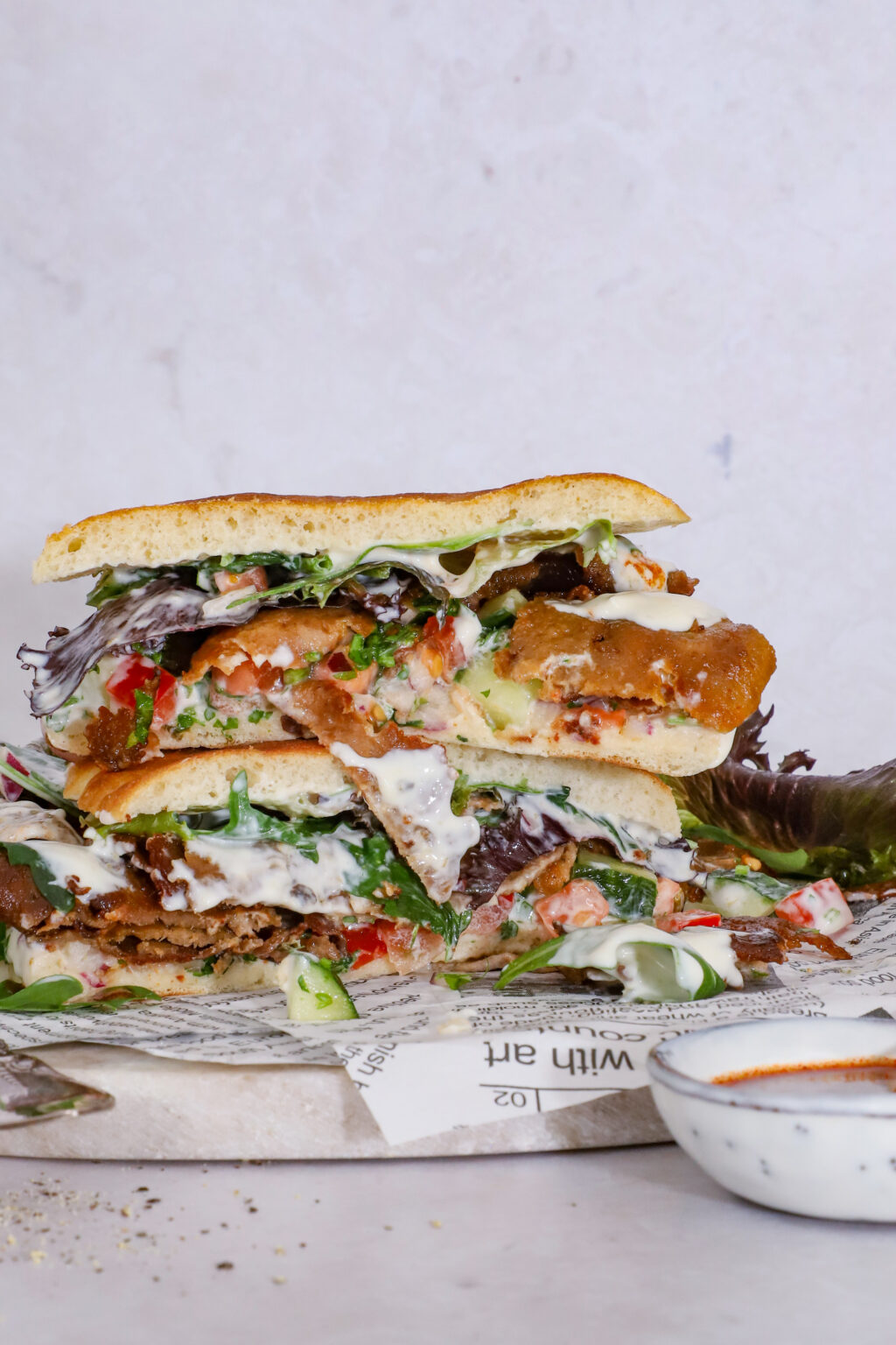 Klassisk Kebabsandwich - Nem opskrift på kebab panini