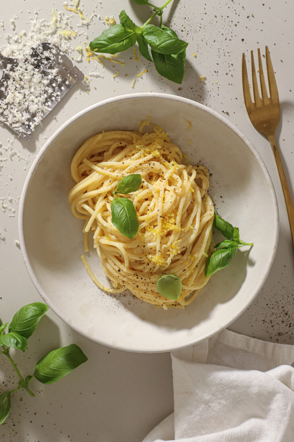 Citronpasta - Opskrift på lækker cremet citronpasta